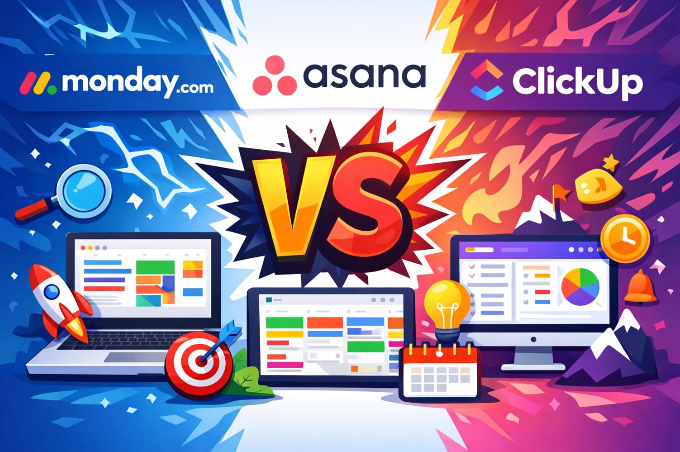 Monday.com vs. Asana vs. ClickUp: Which Tool Fits Your Workflow ...